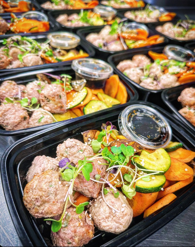 Turkey Meatballs w/ Stir Fry Vegetables - Ready Set Prep'd