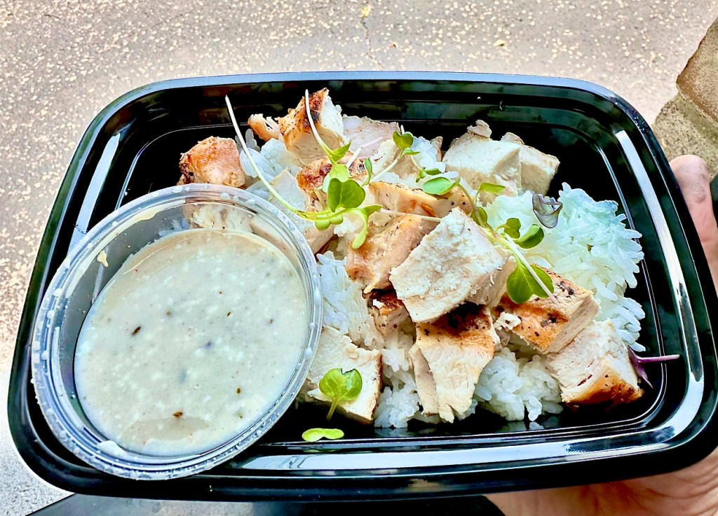 Creamy Garlic Chicken & Rice - Ready Set Prep'd