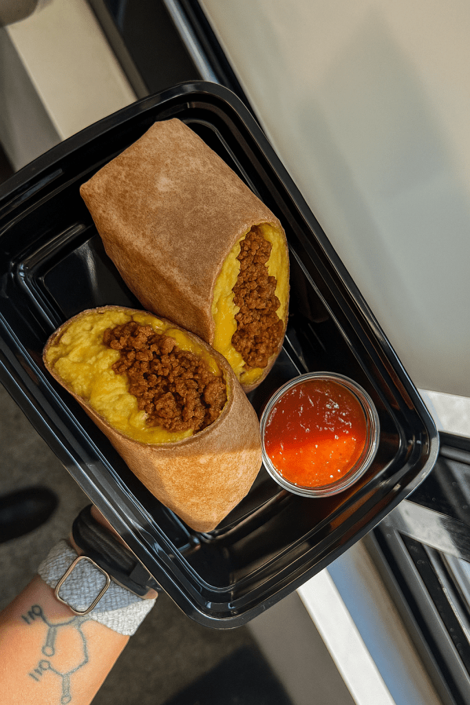 Breakfast Turkey Chorizo Burrito w/ RSP Salsa - Ready Set Prep'd